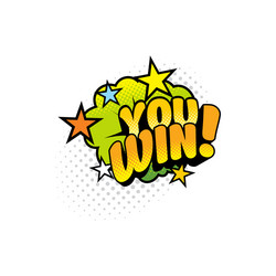 Comic Win Vector Images (over 3,100)