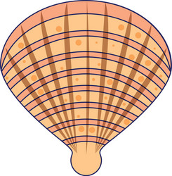 Cartoon seashell icon Royalty Free Vector Image