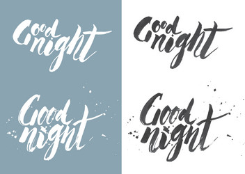 Good Night Calligraphy Vector Images (over 710)