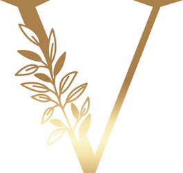 Letter alphabet golden color Royalty Free Vector Image