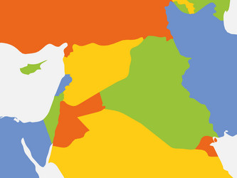 Blank Middle East Physical Map