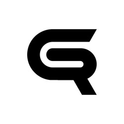 G and r letter logo design for industrial Vector Image