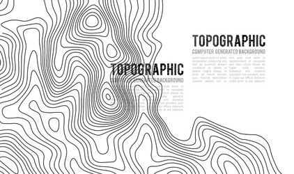 Topographic map contour background topo map Vector Image