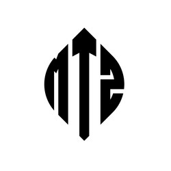 Mtz logo letter design Royalty Free Vector Image
