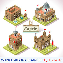 Isometric Castle Vector Images (over 2,900)