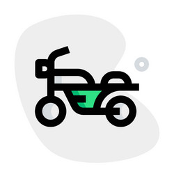 A heavily modified bicycle chopper bike Royalty Free Vector