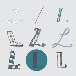 Italic L Vector Images (over 350)