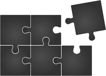 6 Puzzle Pieces Template