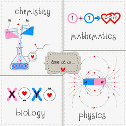 Love man and woman with heart Royalty Free Vector Image