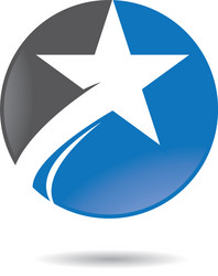 Star man logo Royalty Free Vector Image - VectorStock