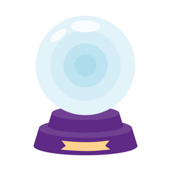 Magic crystal ball Royalty Free Vector Image - VectorStock