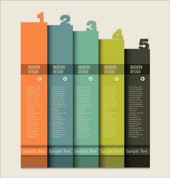 Modern design template Royalty Free Vector Image