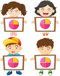Kids Holding Board Vector Images (over 2,300)