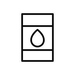 Water drum icon logo image Royalty Free Vector Image