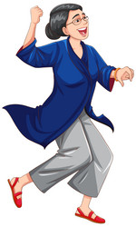 Dancing Old Lady Cartoon Vector Images (over 240)