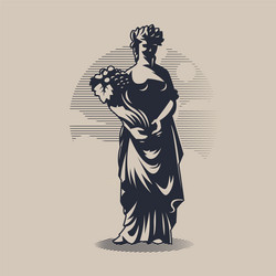 Demeter Greek Goddess Vector Images (over 180)