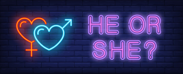 Neon Sign Gender Vector Images (over 1,300)