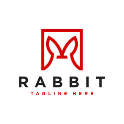 R letter card cartoon rabbit alphabet word Vector Image