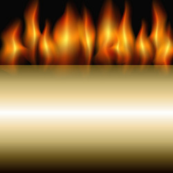 Burning scroll Royalty Free Vector Image - VectorStock