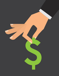 Money supply text on sign board top Royalty Free Vector