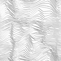 Wave line pattern sea water texture abstract Vector Image