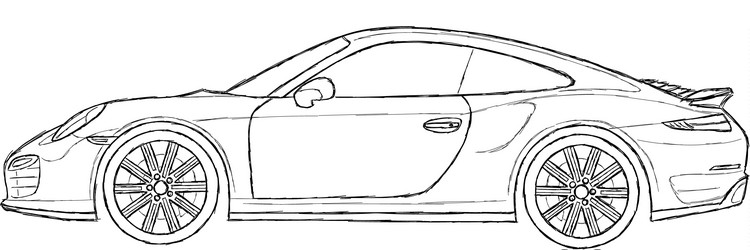 Porsche 911 Vector Images (25)