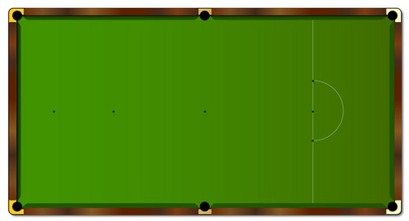 Snooker table Royalty Free Vector Image - VectorStock