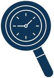 Isolated lupe icon design Royalty Free Vector Image