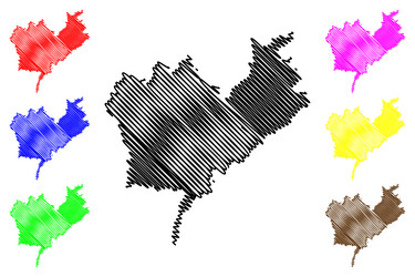 Koderma district jharkhand state republic Vector Image