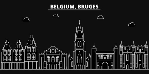 Belgium Skyline Drawing Vector Images (87)
