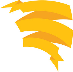 Ribbon banner graphic design template Royalty Free Vector