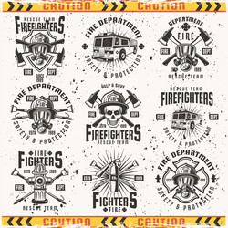 Logo for fire engine Royalty Free Vector Image