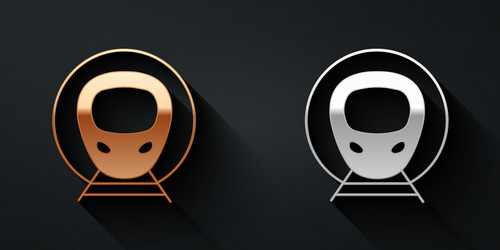 Gold and silver alloy wheel for car icon isolated Vector Image