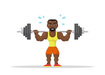 Weight lifting shape graphic Royalty Free Vector Image