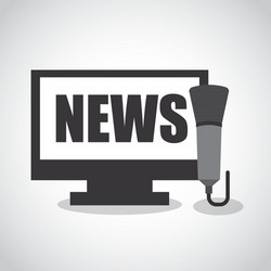Breaking news concept icon Royalty Free Vector Image