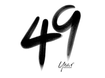 Number 49 Birthday Vector Images (over 260)