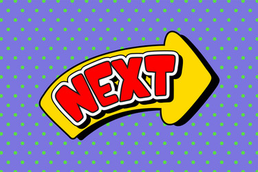 Speech bubble with text nice cartoon explosion Vector Image