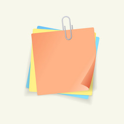 Clip note Royalty Free Vector Image - VectorStock