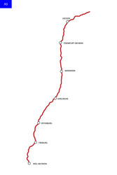 High detailed map of al hidd Royalty Free Vector Image