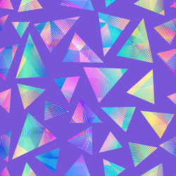Purple color triangle seamless pattern Royalty Free Vector
