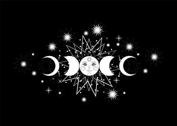 Triple Moon Goddess Wallpaper
