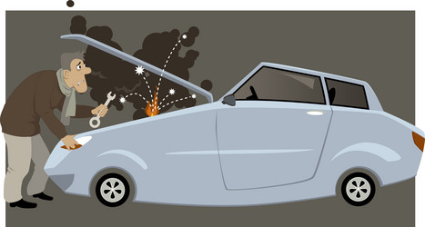 Car Smoke Cartoon Vector Images (over 1,300)
