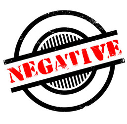 Negative rubber stamp Royalty Free Vector Image