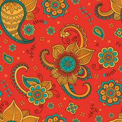 Indian traditional pattern Royalty Free Vector Image