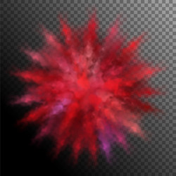 Explosion of colored powder Royalty Free Vector Image
