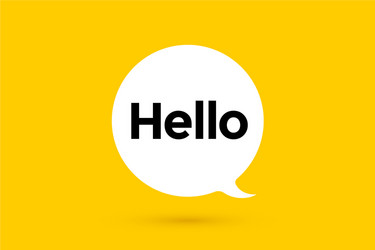 Speech bubble chat message Royalty Free Vector Image