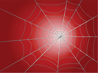 Cobweb red background Royalty Free Vector Image