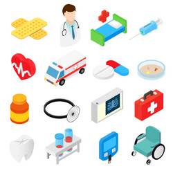 Medical drones isometric composition Royalty Free Vector