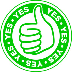 Certified Thumbs Up Vector Images (over 350)