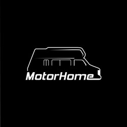 Rv vehicle storage logo Royalty Free Vector Image